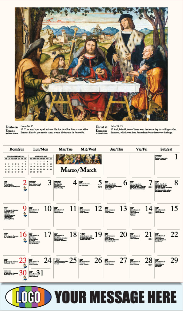 Lenten Calendar 2025 Printable | Calendar 2025