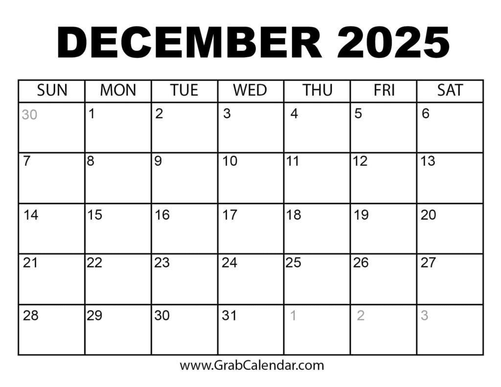 Grab Calendar July 2025 | Calendar 2025